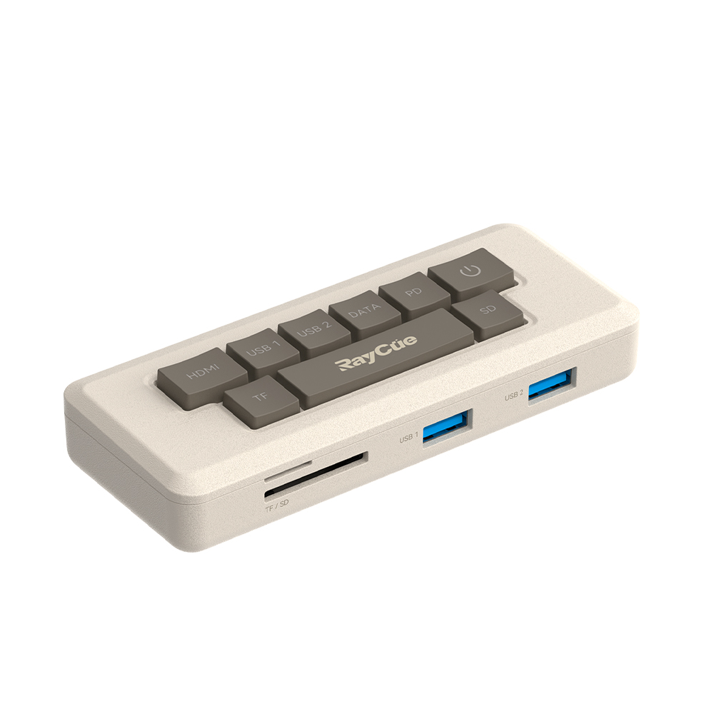 พอร์ตฮับ Raycue 7-in-1 USB Type-C To HDMI-Compatible HB300 | Education Studio7