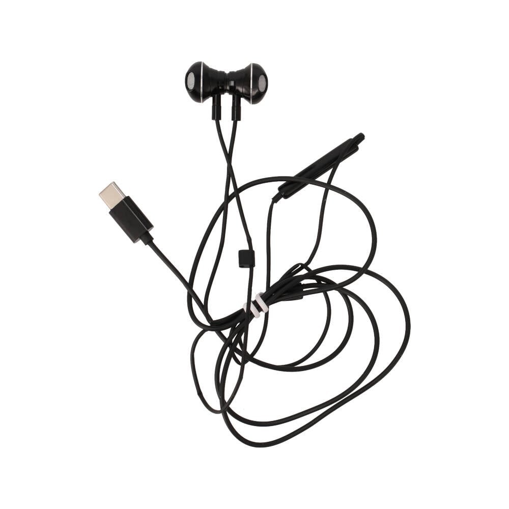 หูฟัง TECHPRO Magnet Earbud with Mic. Type-C Black | Education Studio7