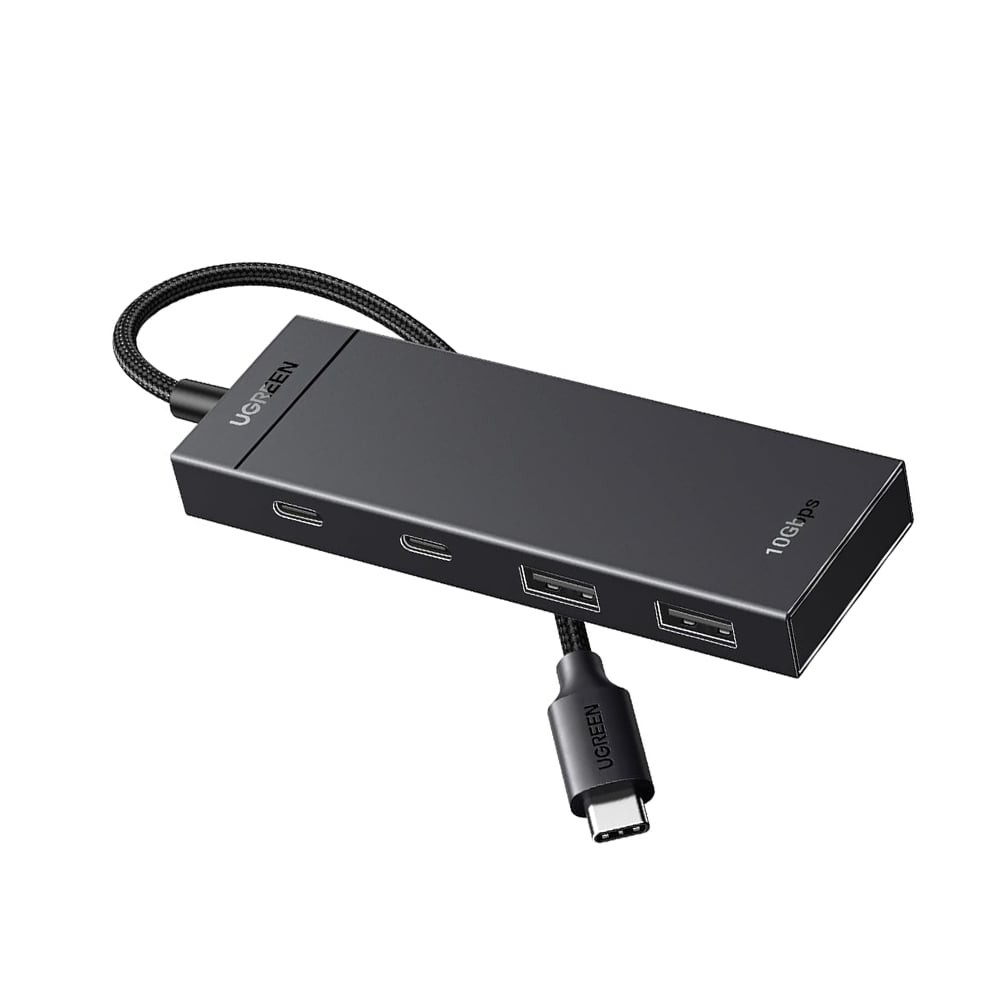 ยูเอสบีฮับ UGREEN 4-in-1 USB-C Hub Gen 2 รุ่น 35583 สีดำ | Education ...