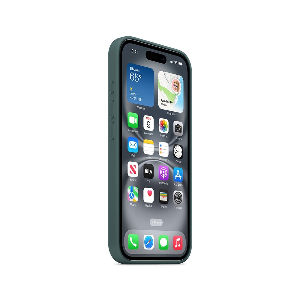 เคสซิลิโคน Apple iPhone 16 Silicone Case with MagSafe - Lake Green ...