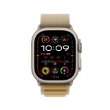 สาย Apple Watch 49mm Tan Alpine Loop - Small - Natural Titanium Finish ...