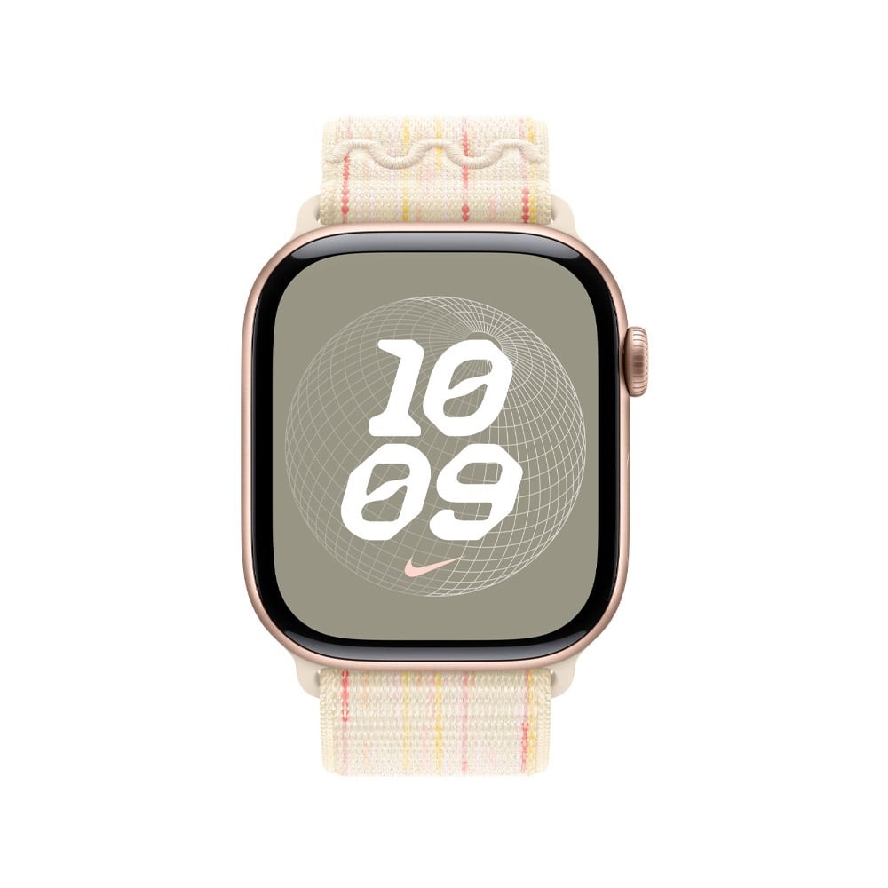 สาย Apple Watch 46mm Starlight/Pink Nike Sport Loop | Education Studio7