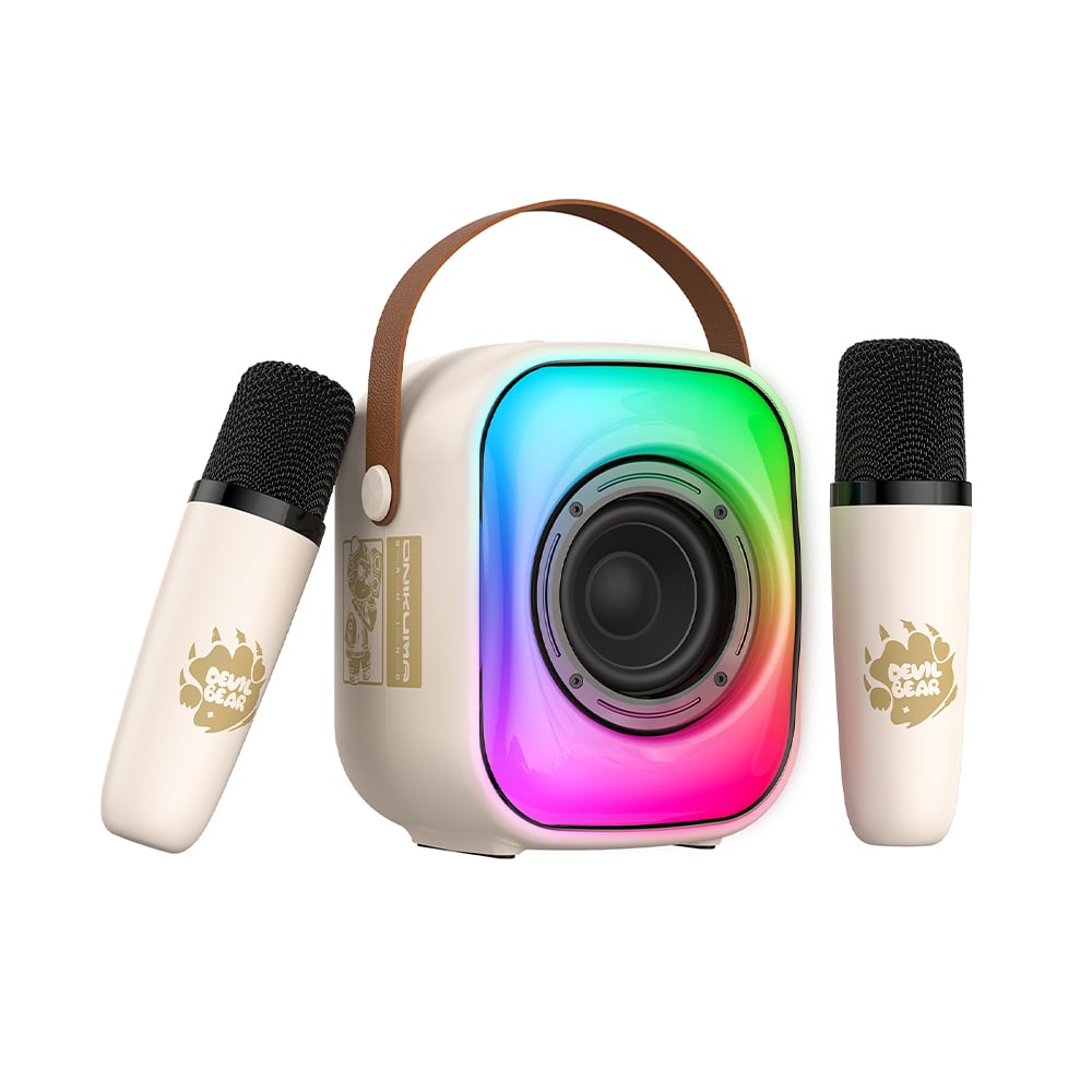 ลำโพงไร้สาย Onikuma L7 RGB with Mic White มาพร้อมไมโครโฟน | Education Studio7