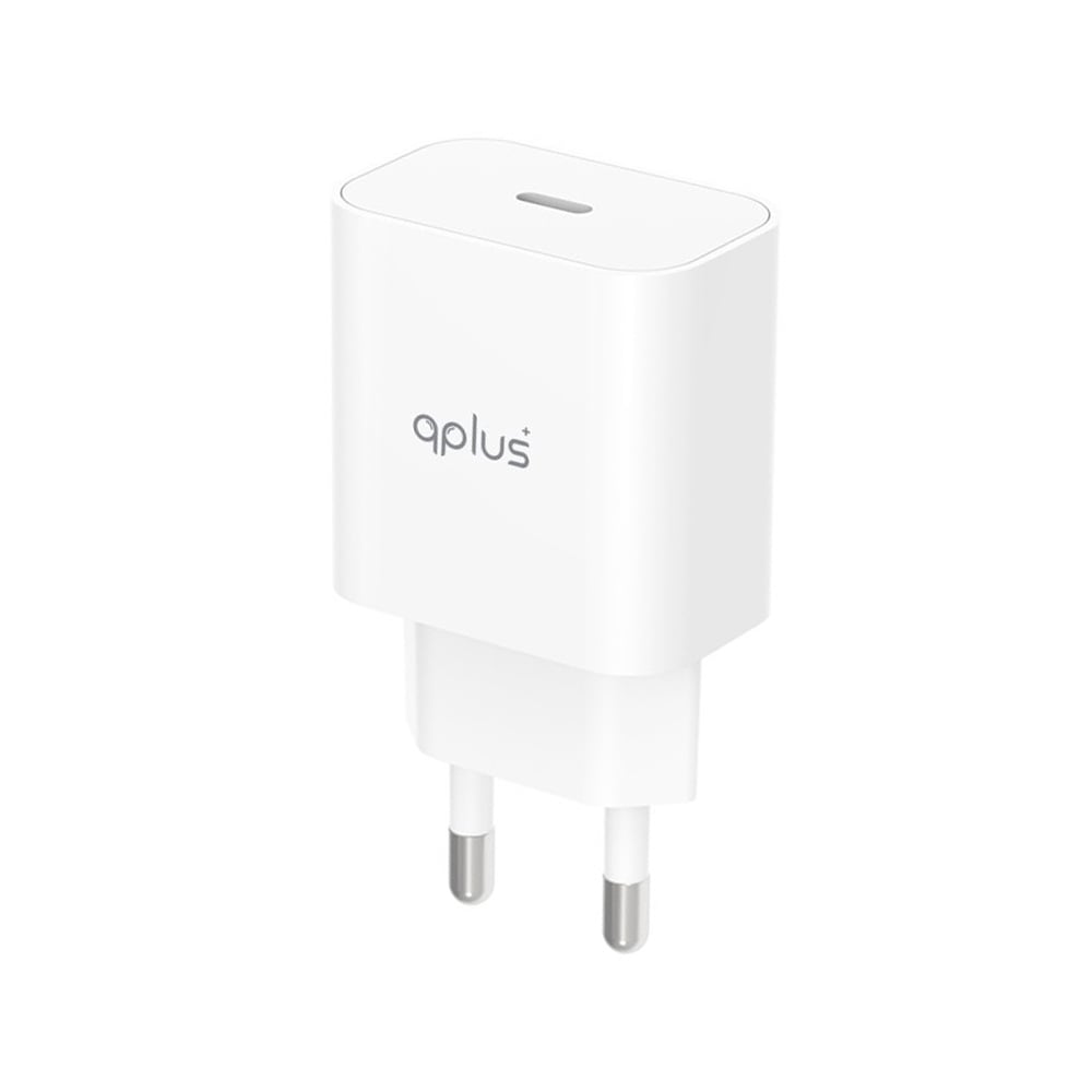 อะแดปเตอร์ QPLUS Wall Charger 1 USB-C 20W AP-21 White | Education Studio7