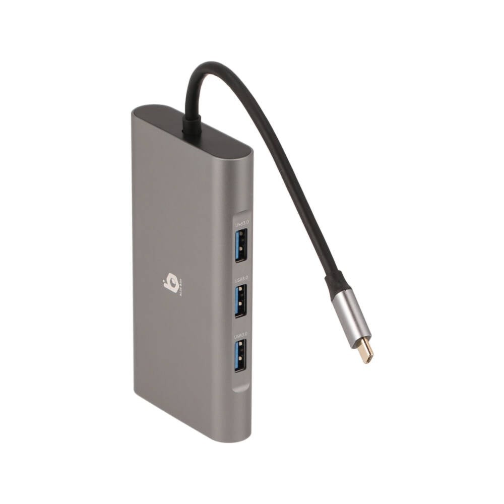 ยูเอสบีฮับ Blue Box 10-in-1 USB Type-C Hub Silver Grey | Education Studio7