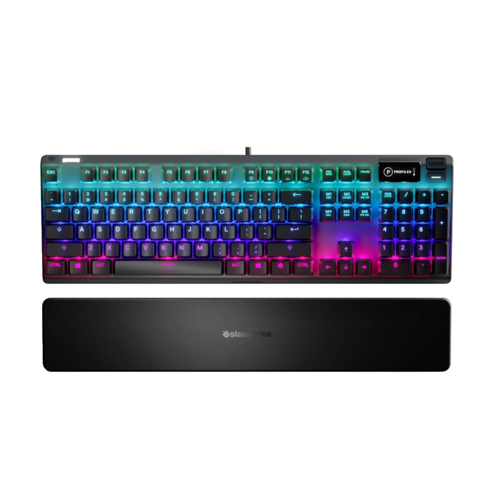 คีย์บอร์ดเกมมิ่ง SteelSeries Apex 7 RGB Keyboard (Blue Switch) - US ...