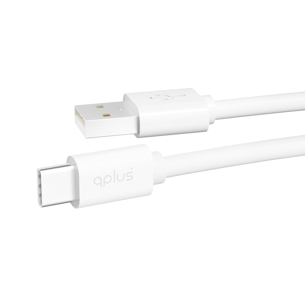 สายชาร์จ QPLUS USB-A to USB-C Cable 60W 1M. T1 White | Education Studio7