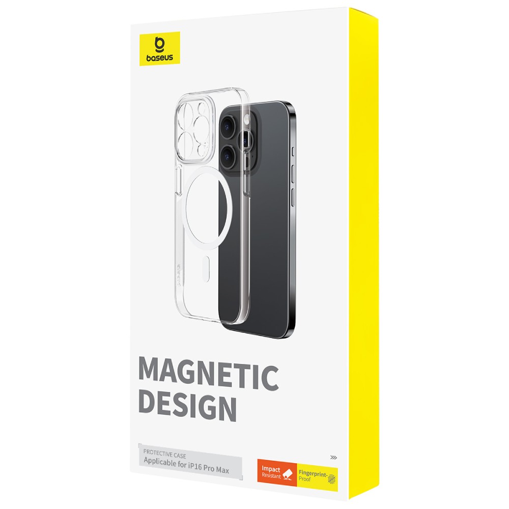 เคส Baseus iPhone 16 Pro Max Magnetic Clear บางเบาสบาย | Education Studio7