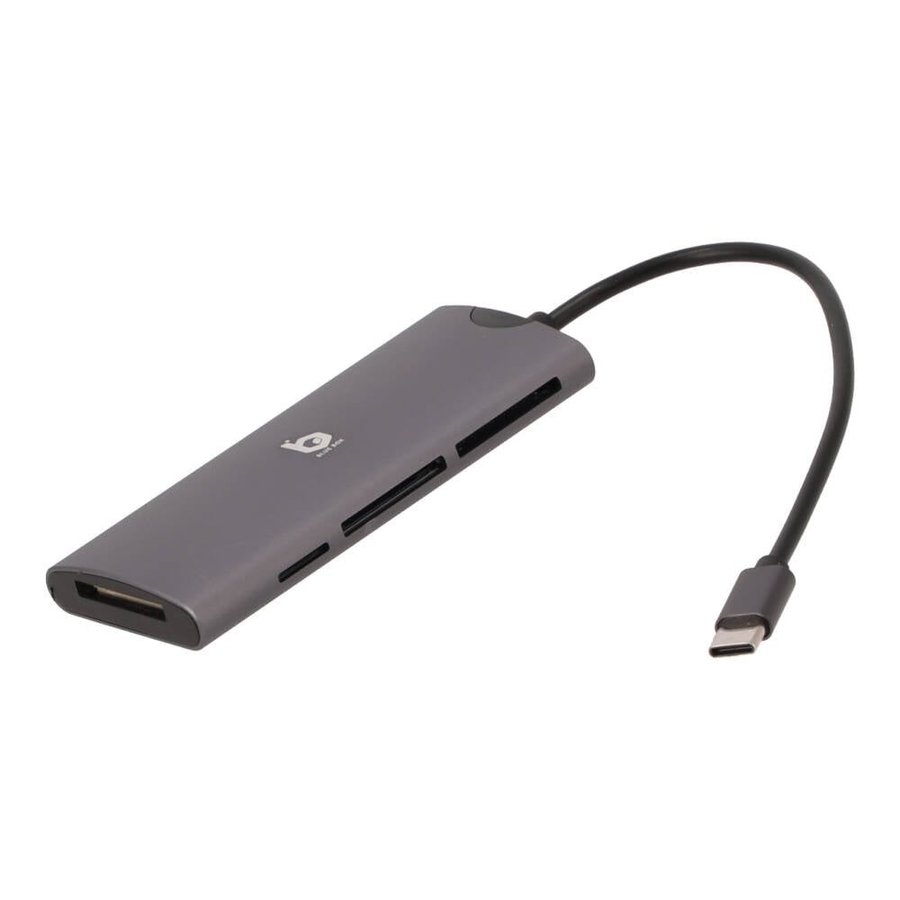 เครื่องอ่านการ์ด Blue Box 6-in-1 Type-C Card Reader สีเทา | Education ...
