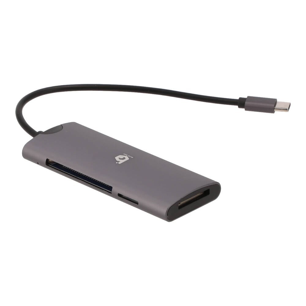เครื่องอ่านการ์ด Blue Box 6-in-1 Type-C Card Reader สีเทา | Education ...
