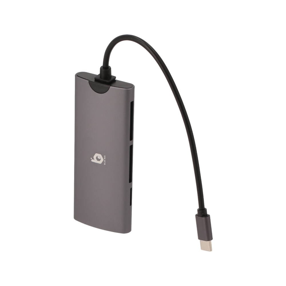 เครื่องอ่านการ์ด Blue Box 6-in-1 Type-C Card Reader สีเทา | Education ...