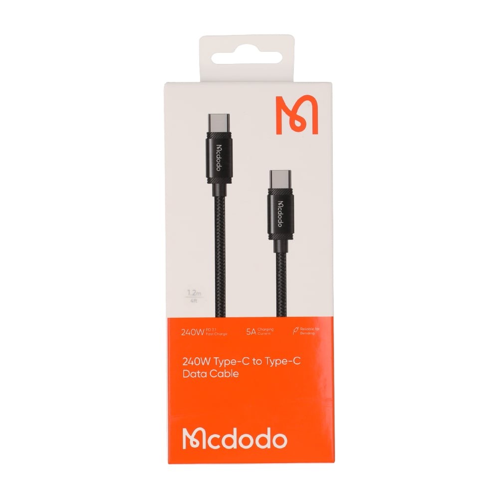สายชาร์จ Mcdodo 240W Type-C to Type-C Data Cable 1.2m | Education Studio7
