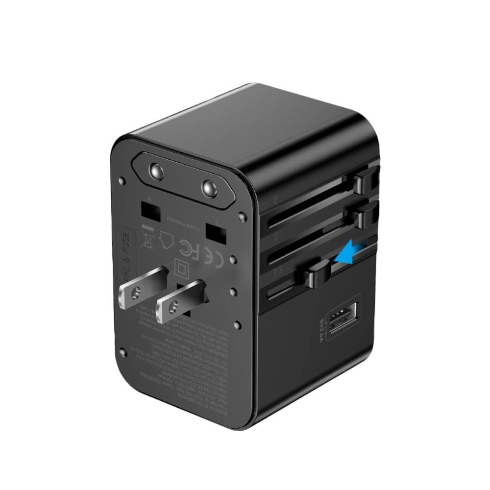 หัวแปลงปลั๊กไฟ Veger Multifunction Universal Travel Adapter 45W VA ...