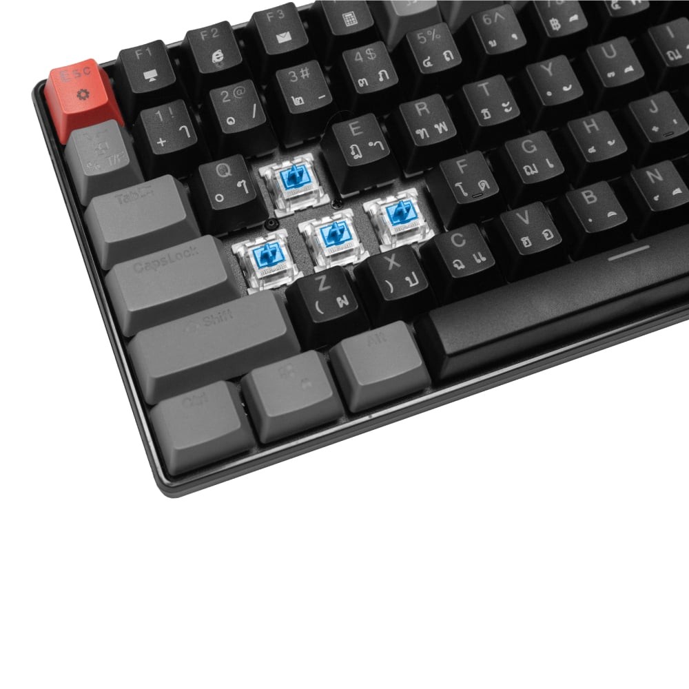 คีย์บอร์ดเกมมิ่ง SIGNO E-Sport Mechanical MOBILUS KB-723 Black ...