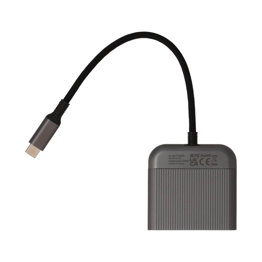TITANV Port Hub Type-C HUB 3-in-1 USB-A 3.0 (TI-HB002) | Education Studio7