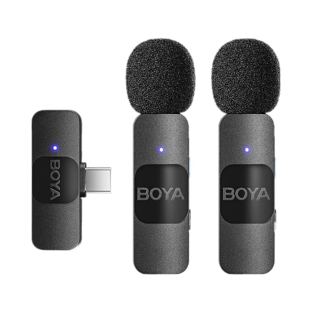 ไมโครโฟน BOYA V20 Wireless for USB-C V2.0 (2TX+1RX) | Education Studio7