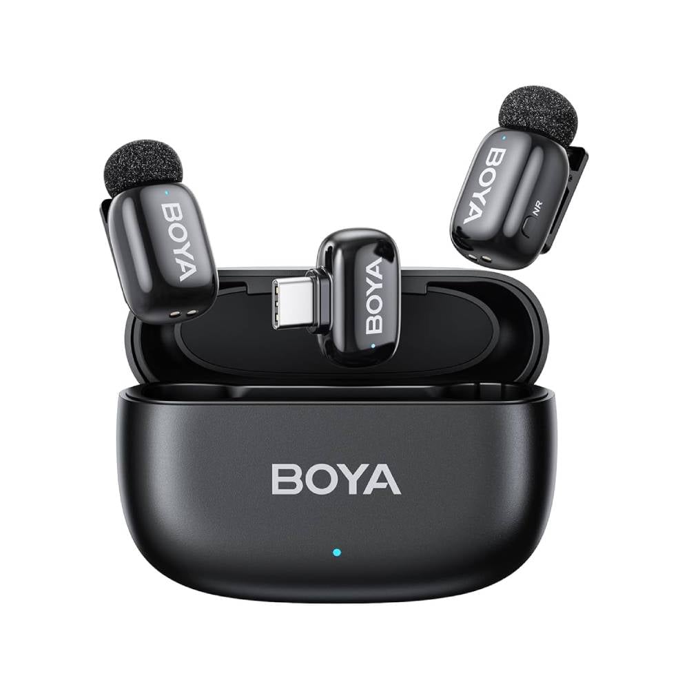 ไมโครโฟน BOYA MINI (2TX+2RX) Black | Education Studio7