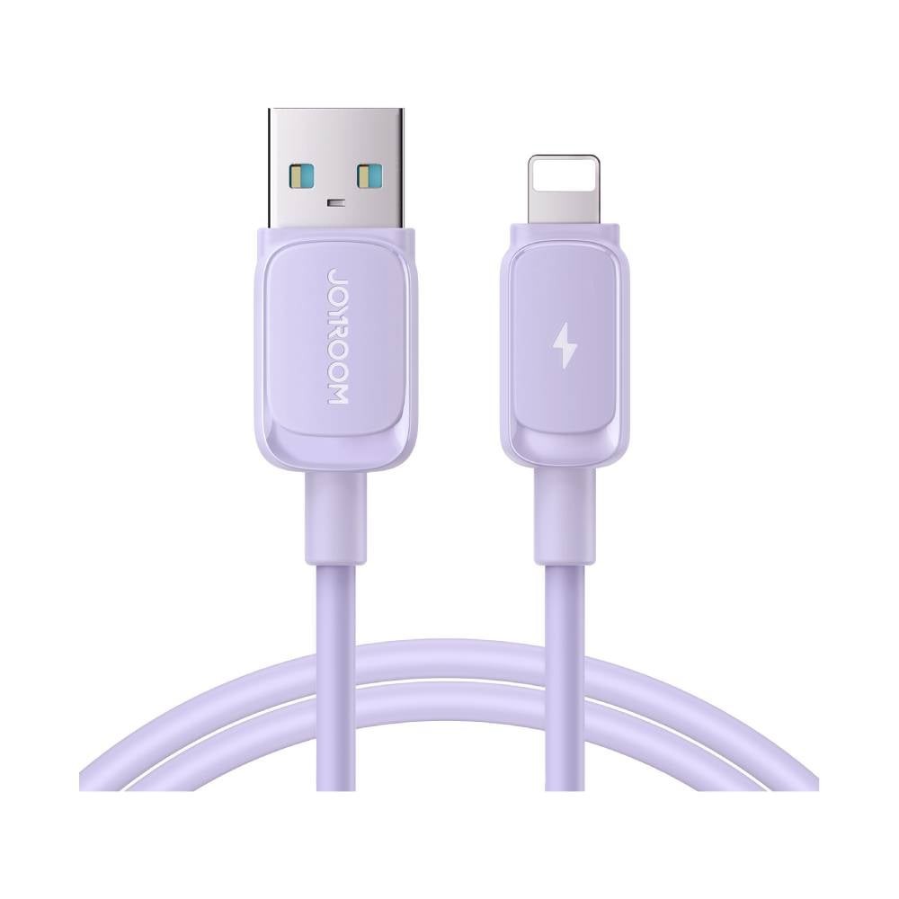 สายชาร์จ JOYROOM USB-A to Lightning Cable 3A Multi-Color 1.2M Purple (S ...