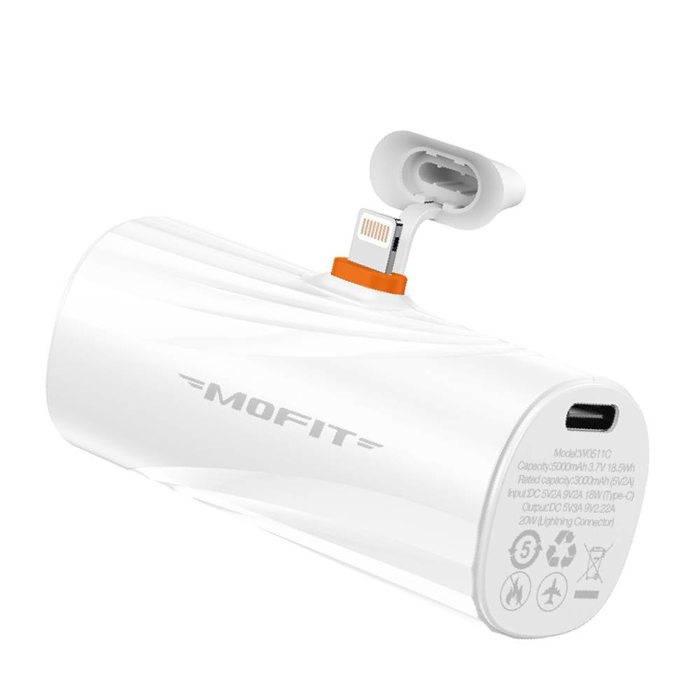 พาวเวอร์แบงค์ MOFIT 5000 mAh / MP05-L06PD Lighting | Education Studio7