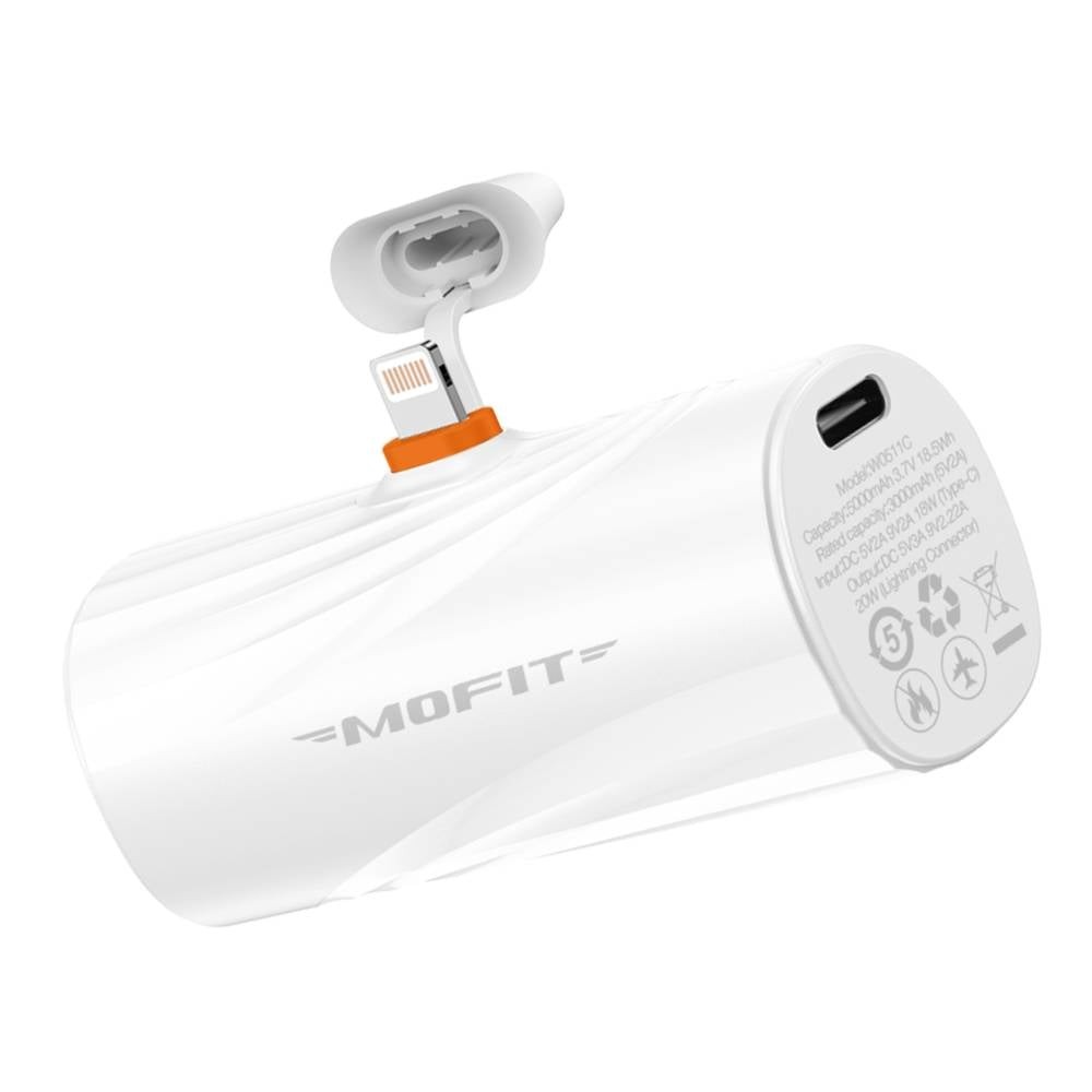 พาวเวอร์แบงค์ MOFIT 5000 mAh / MP05-L06PD Lighting | Education Studio7