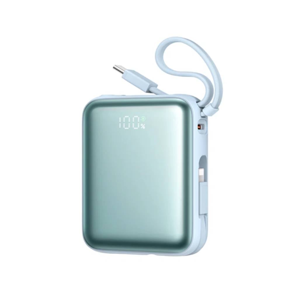 พาวเวอร์แบงค์ JOYROOM 10000mAh mini Dual Cables (JR-PBF27 22.5W ...