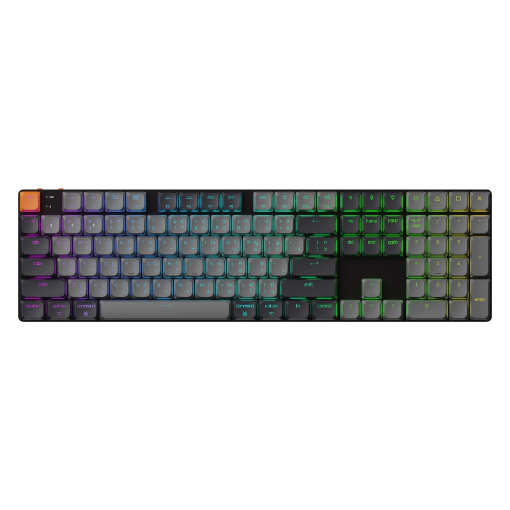 Keychron K5X Hot-Swappable QMK/VIA RGB Backlight Red Switch | Education ...