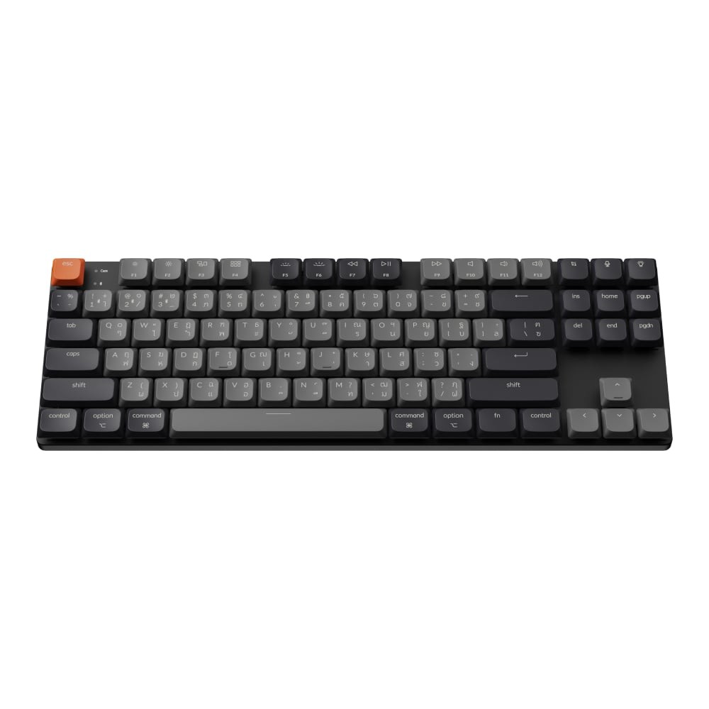 Keychron K1X Hot-Swappable QMK/VIA RGB Backlight Brown Switch ...