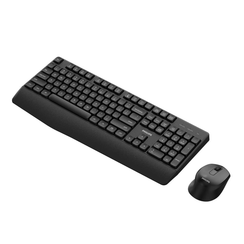 เมาส์และคีย์บอร์ดไร้สาย Philips รุ่น SPT6348 สี Black TH/EN | Education ...