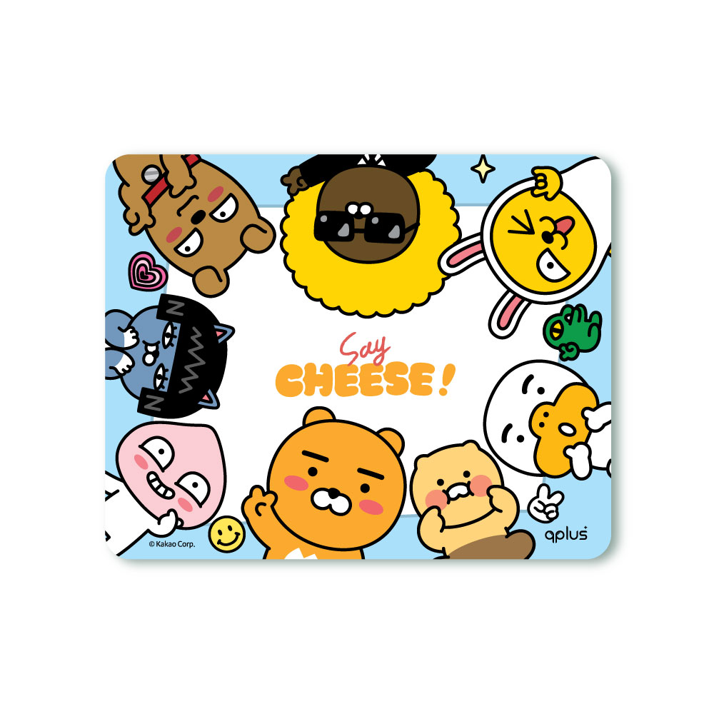 แผ่นรองเมาส์ QPLUS Mouse Pad x Kakao Say Cheese MP002 Blue | Education ...