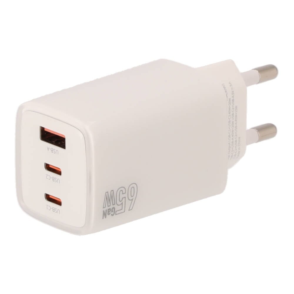 อะแดปเตอร์ TITANV Wall USB Charger 1 USB-A/2 USB-C (PD65W) HyperChare ...