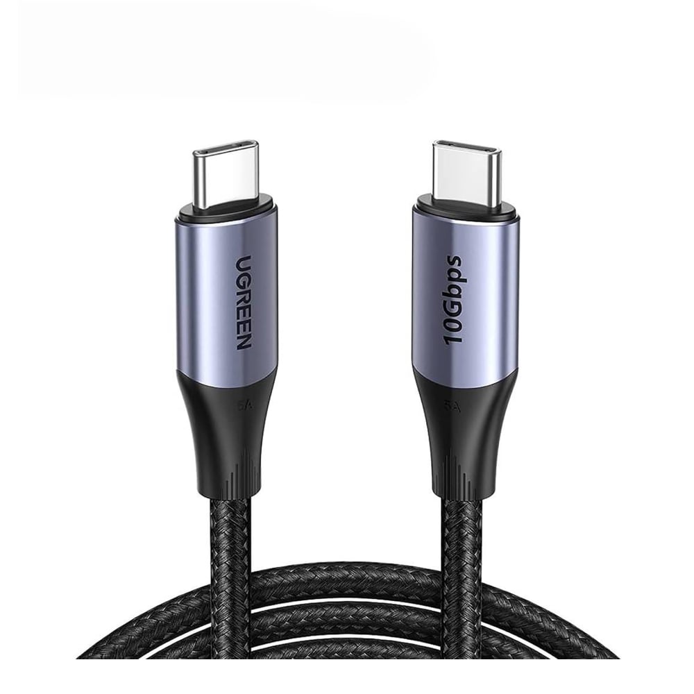 สายชาร์จ Ugreen USB-C to USB-C Cable 240W 1M. GEN2 Gray (80150 ...