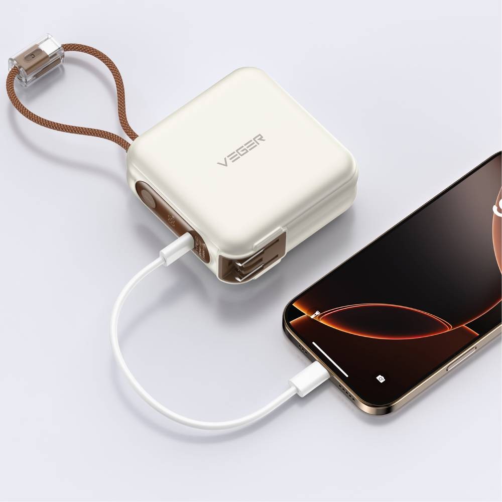 พาวเวอร์แบงค์ VEGER 15000 mAh VPC15-02PD Pro W1514 | Education Studio7