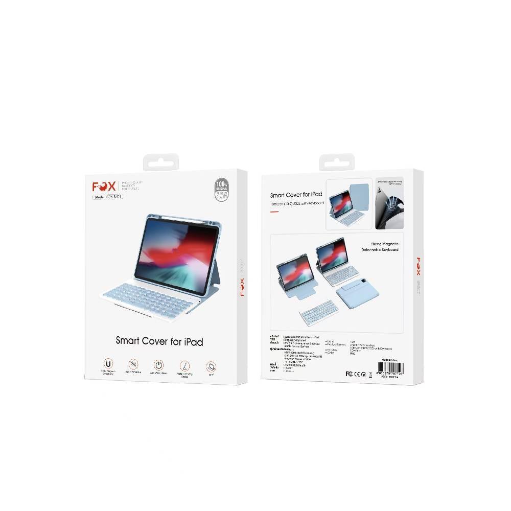 เคส Fox Casing iPad Gen 10 with Keyboard Blue | Education Studio7