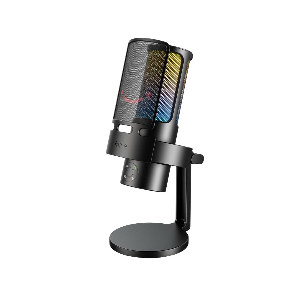 ไมโครโฟน Fifine A8 USB Mic Desk Stand RGB Black | Education Studio7