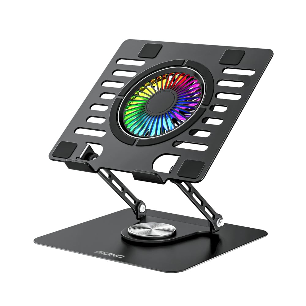 แท่นวางโน๊ตบุ๊ค Signo RGB Gaming Cooling Pad CP-513 STARROS | Education Studio7