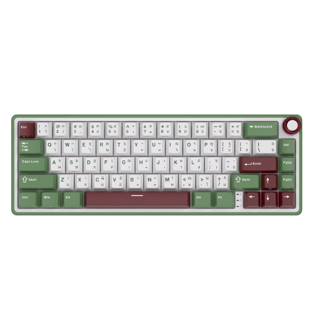 คีย์บอร์ดเกมมิ่ง Royal Kludge R65 Green sand Chartreuse Switch ...