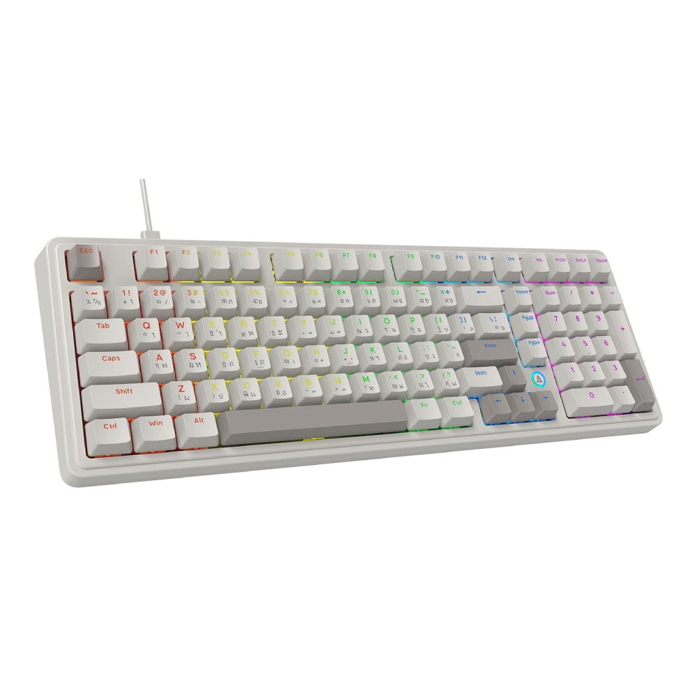 คีย์บอร์ดเกมมิ่ง Ajazz Gaming Keyboard AK980 Wired Retro | Education ...