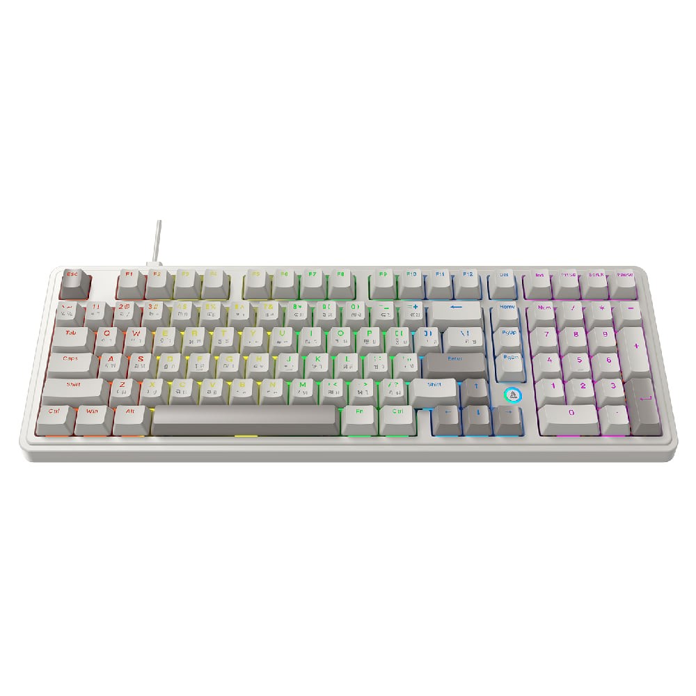 คีย์บอร์ดเกมมิ่ง Ajazz Gaming Keyboard AK980 Wired Retro | Education ...