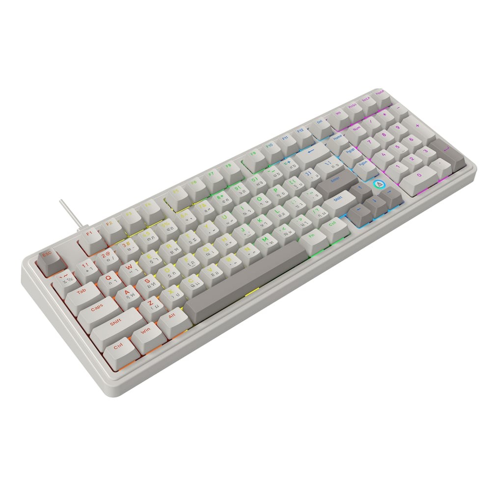 คีย์บอร์ดเกมมิ่ง Ajazz Gaming Keyboard AK980 Wired Retro | Education ...