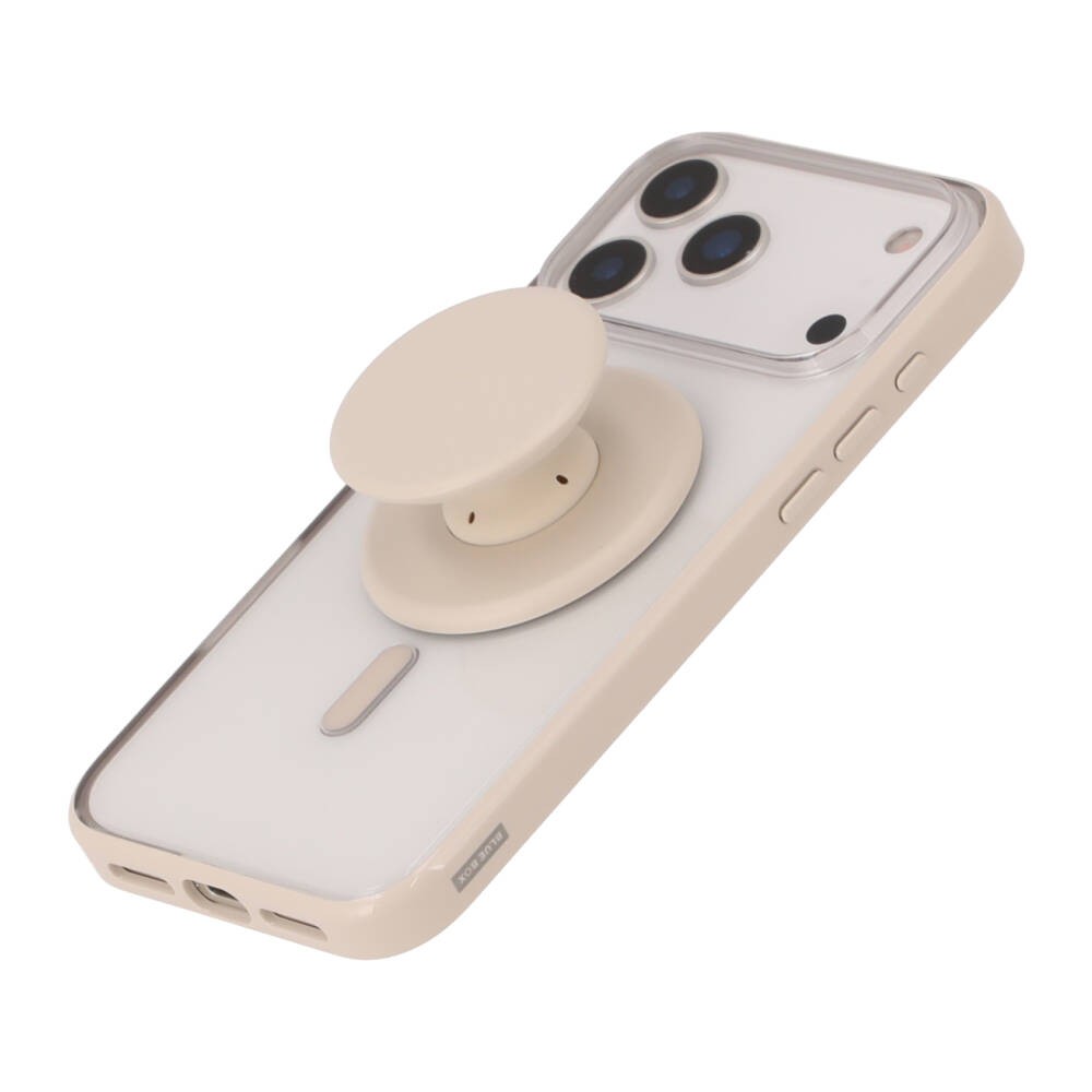 เคส Blue Box iPhone 17 Pro Max Beige Edge Magnetic มาพร้อม Griptok ...