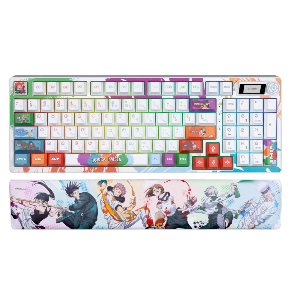 JUJUTSU KAISEN x EGA คีย์บอร์ดเกมมิ่ง JJK-White K1 Limited Edition (JJK ...