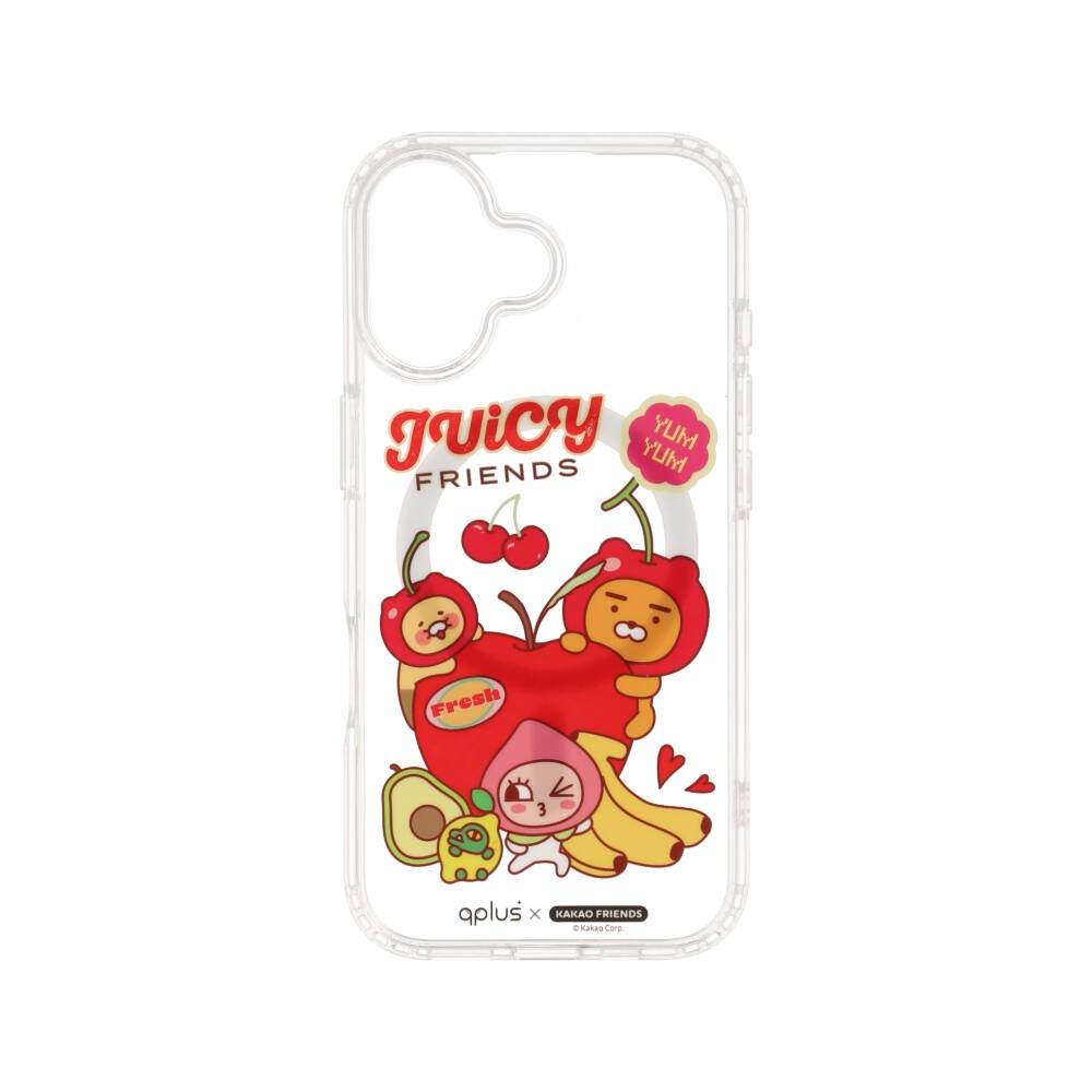 QPLUS x KAKAO Friends เคสใส iPhone 17 ลาย Juicy Friends Yum Yum ...