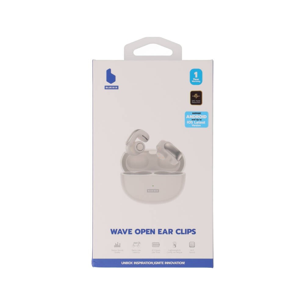 หูฟัง Blue Box Wave ENC Open Ear Clips - Light Grey | Education Studio7