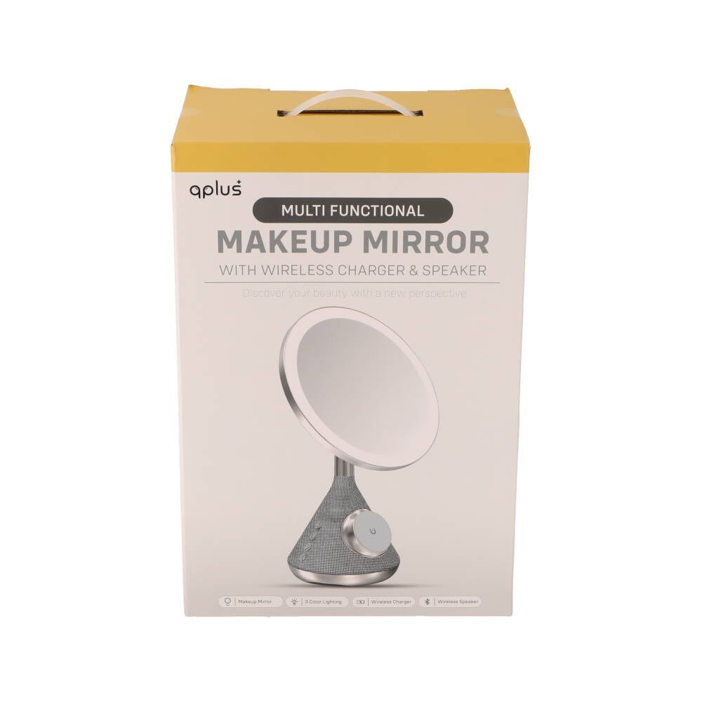 ที่ชาร์จไร้สาย QPLUS 3-in-1 Mirror Wireless ChargerSpeaker 15W SY ...