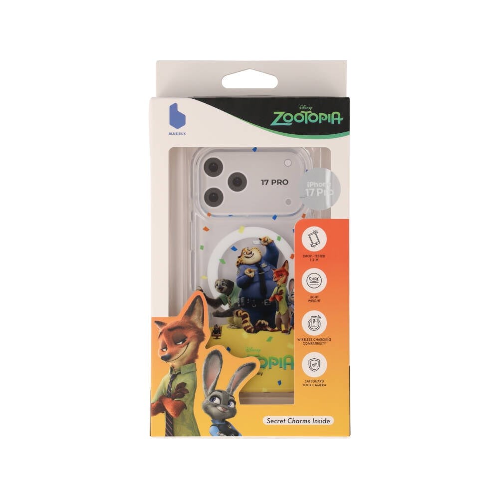 Blue Box x Disney Zootopia เคสสำหรับ iPhone 17 Pro | Education Studio7