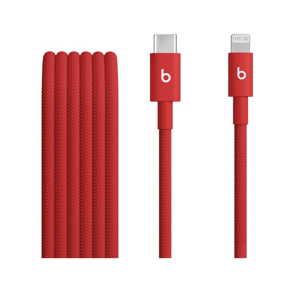 สาย Beats แบบถัก USB-C to Lightning (1.5 ม.) – สี สีแดงแรพิดเรด ...