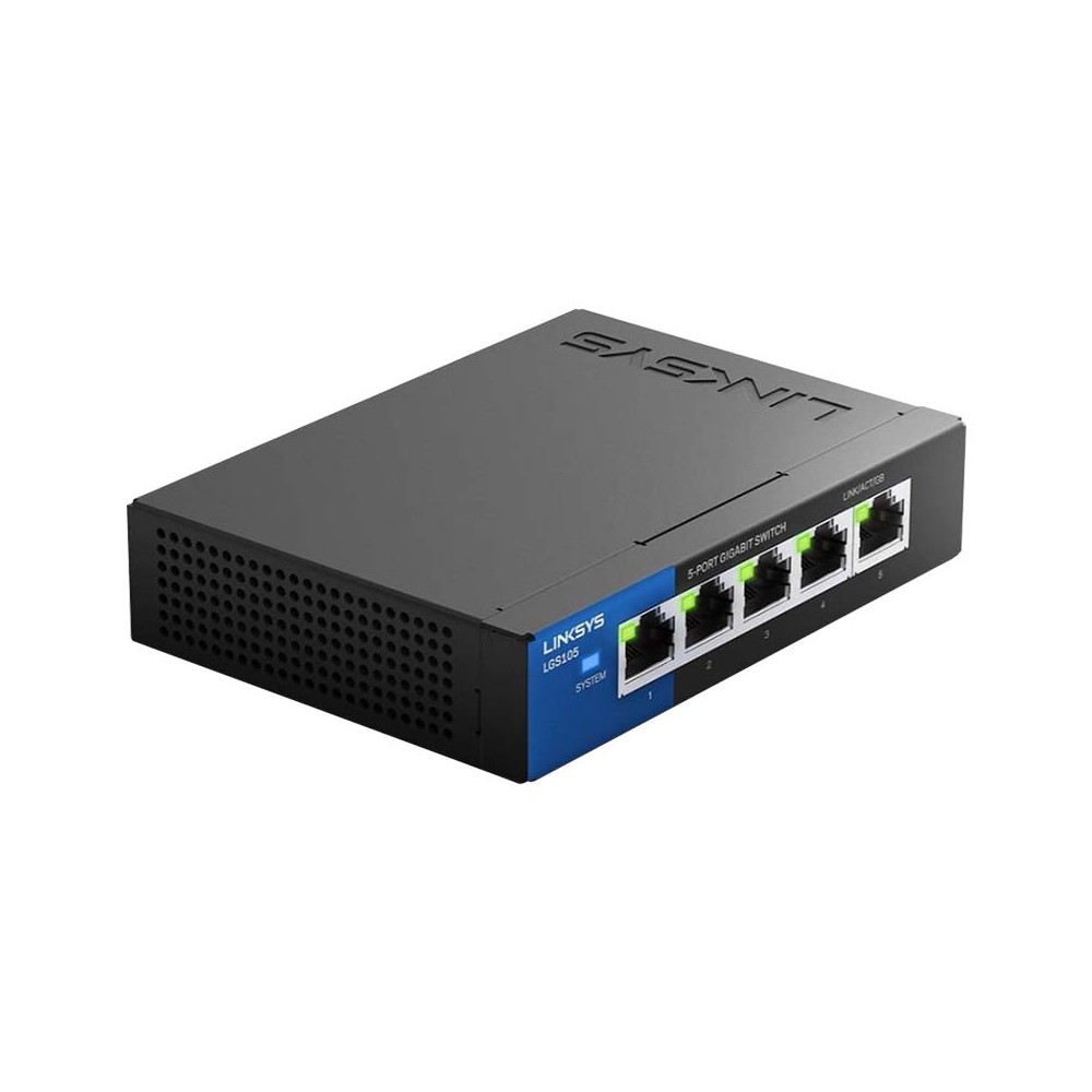 สวิตช์ฮับ Linksys LGS105 Unmanaged Gigabit Switch 5-port | Education ...