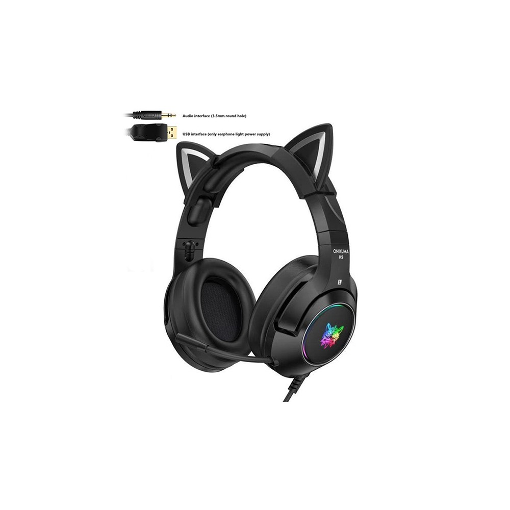 Onikuma Gaming Headset K9 7.1 Special Edition Black | Education Studio7