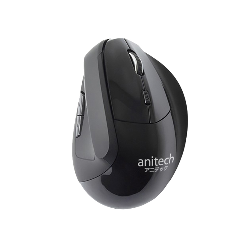 Anitech Wireless Vertical Mouse W225 Black | Education Studio7