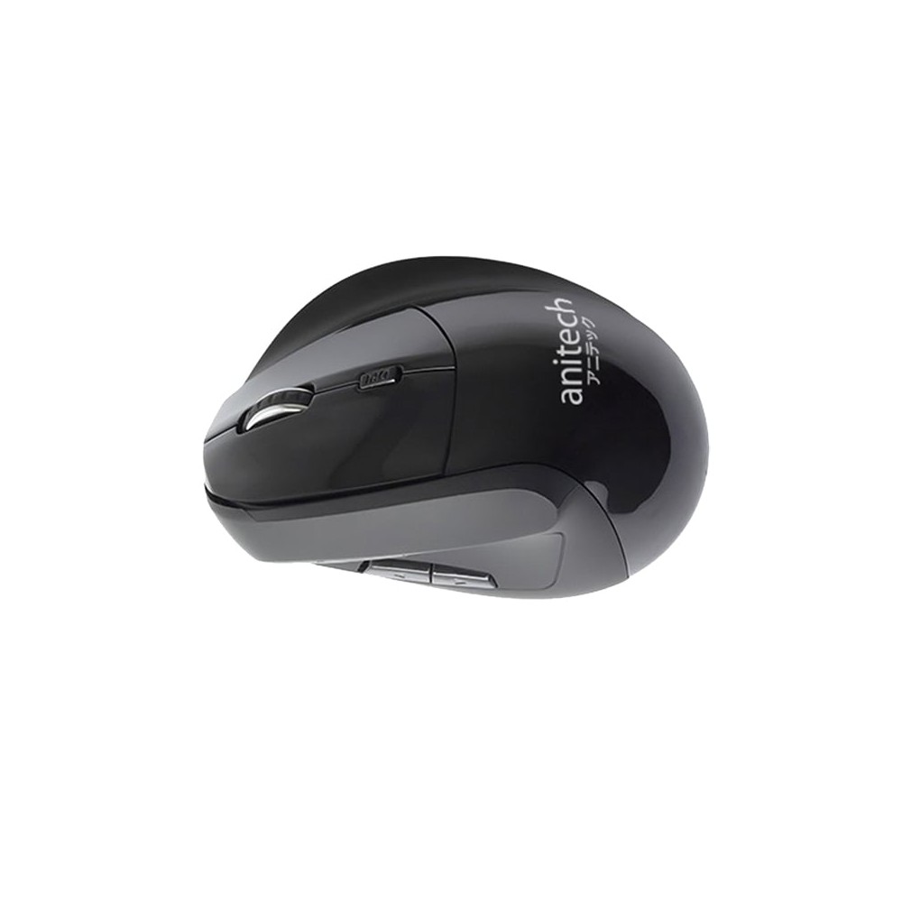 Anitech Wireless Vertical Mouse W225 Black | Education Studio7